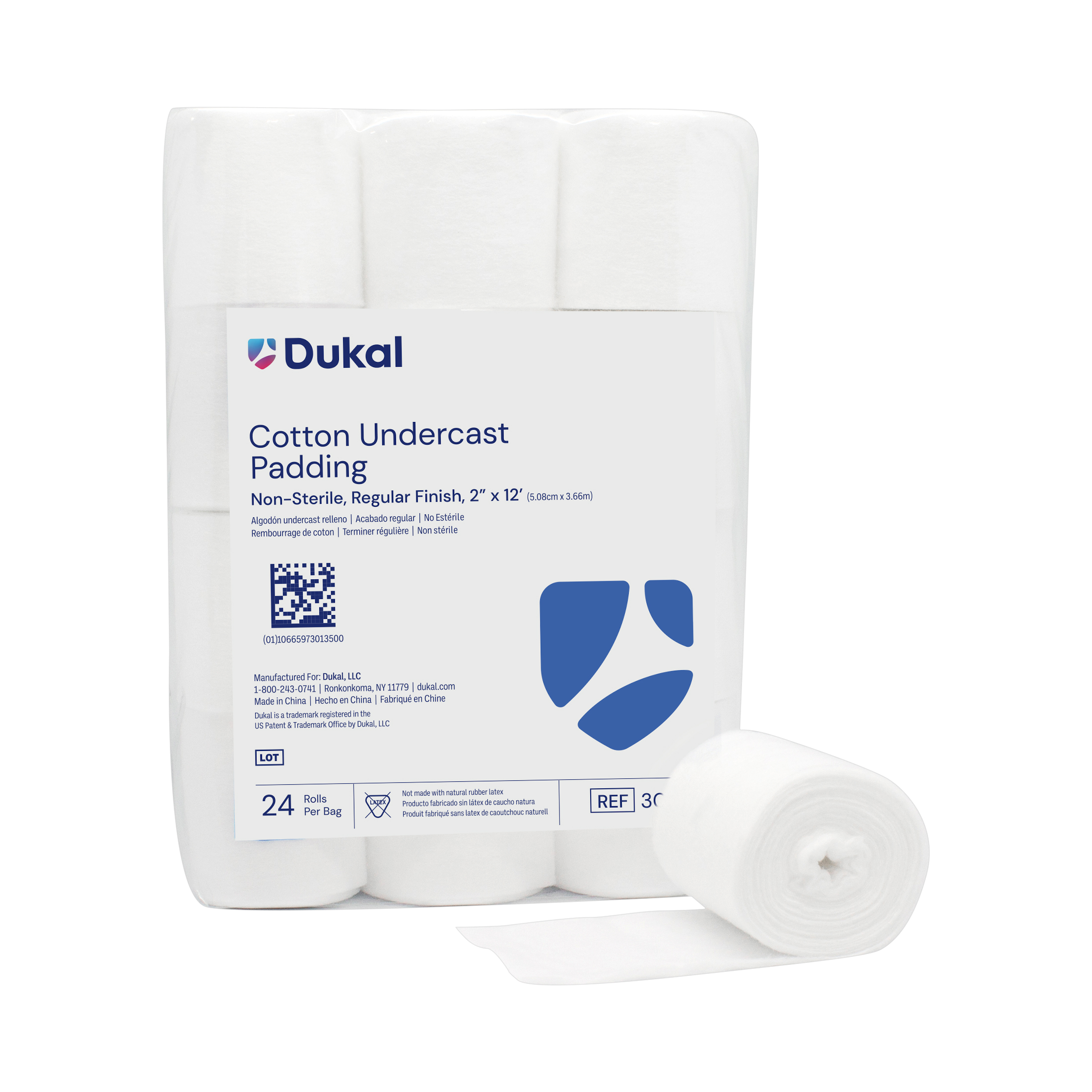 Cotton Undercast Padding, 2" x 12'