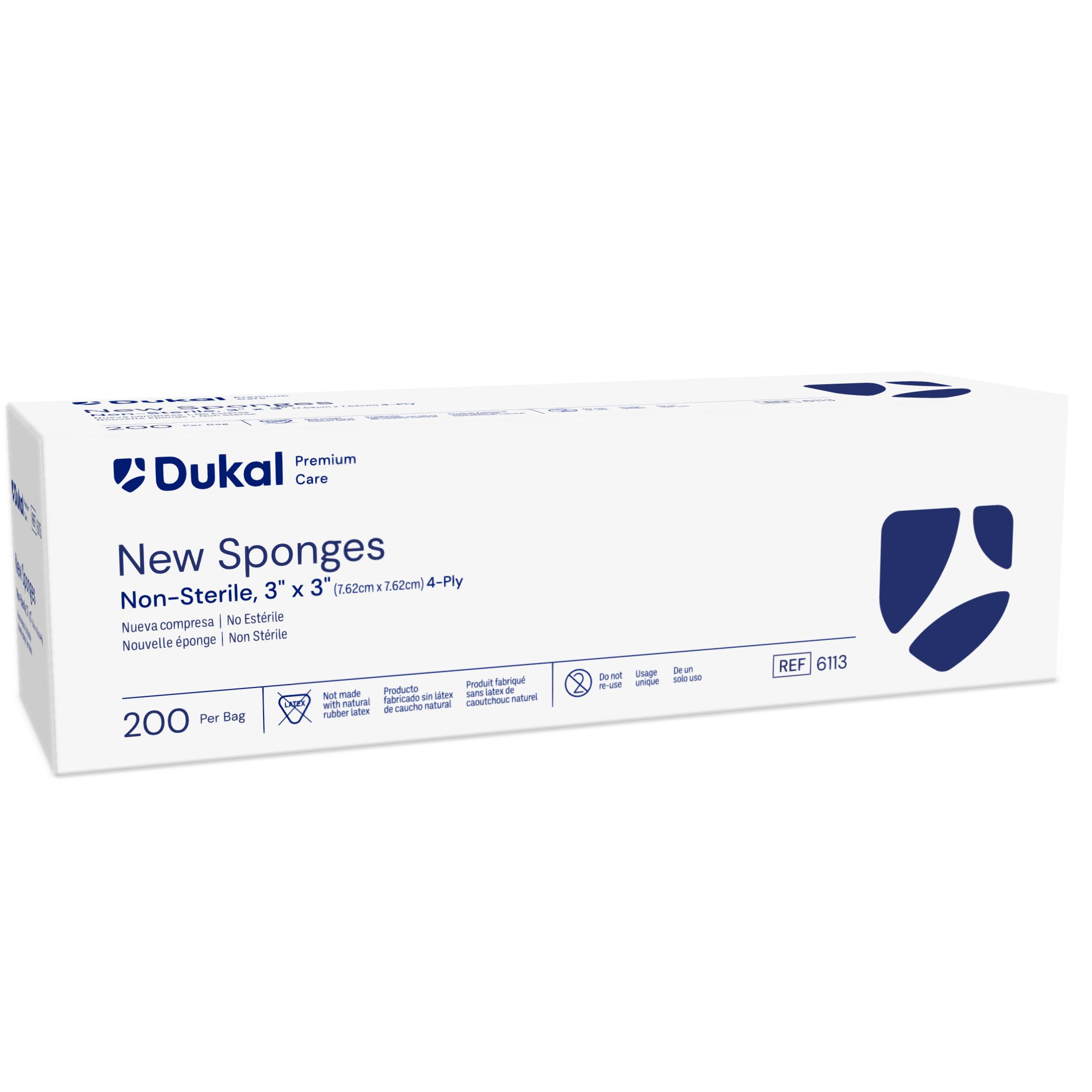 Premium Care New Sponges, 4-Ply, 3" x 3"