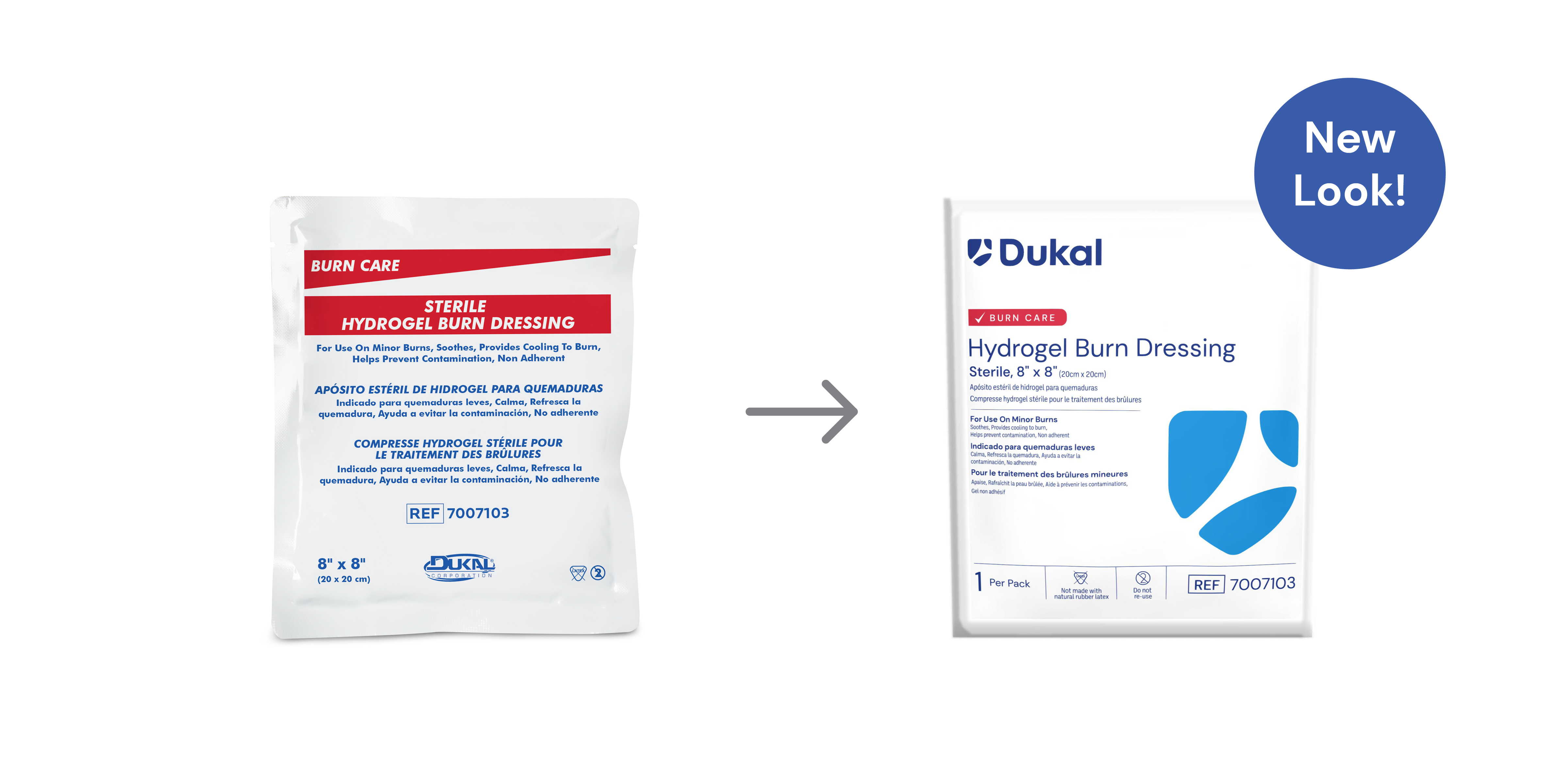 Sterile Hydrogel Burn Dressing, 8" x 8"
