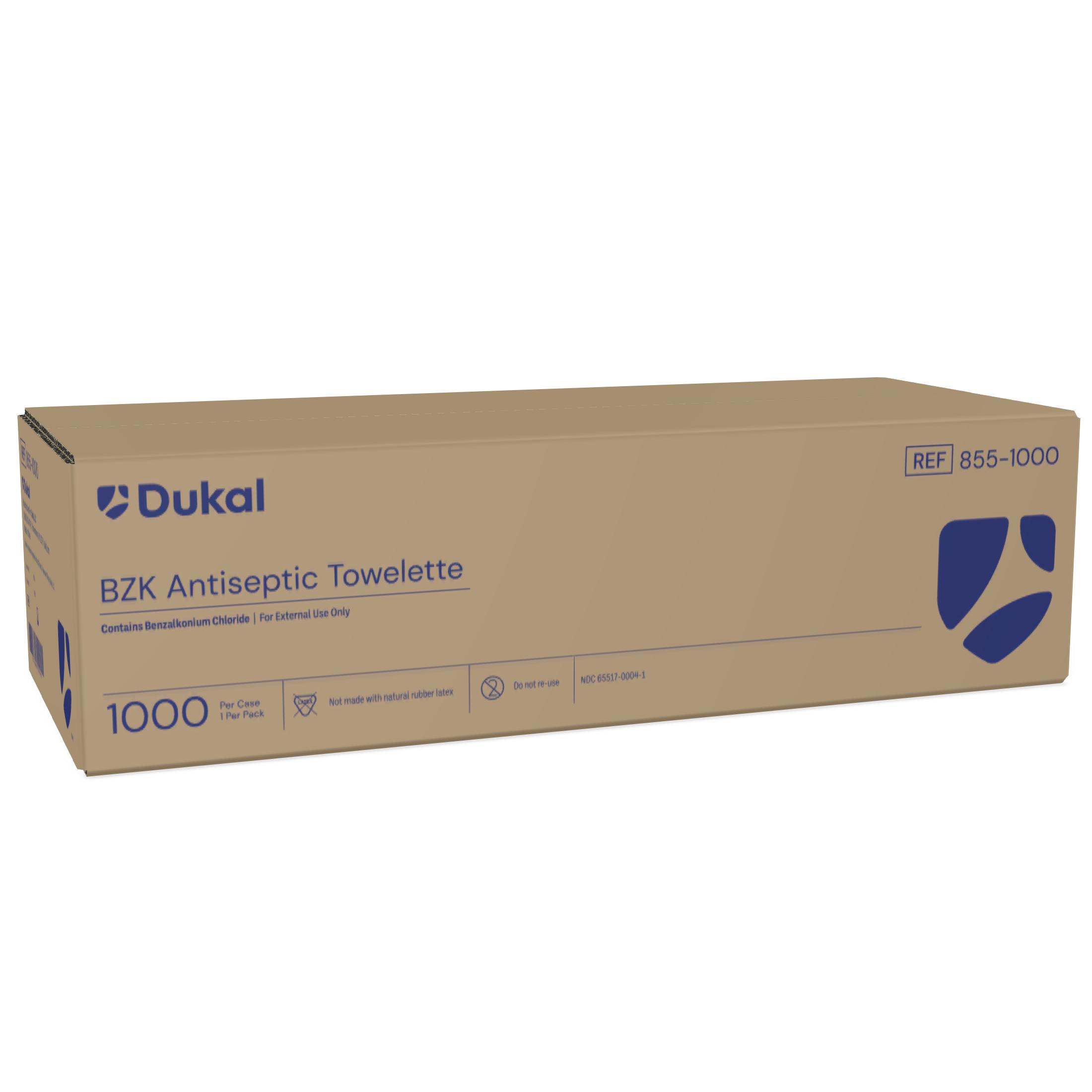 BZK Antiseptic Towelettes, 5" x 8"